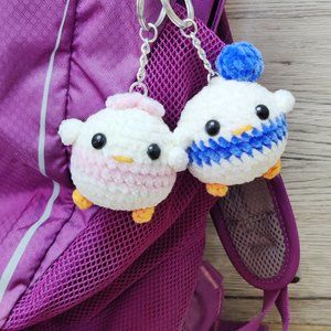 Handmade | Toys | Pair Of Handmade Amigurumi Crochet Duck Keychains ...